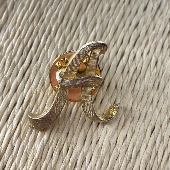 Jewelry | Vintage Letter A Initial Lapel Pin | Poshmark
